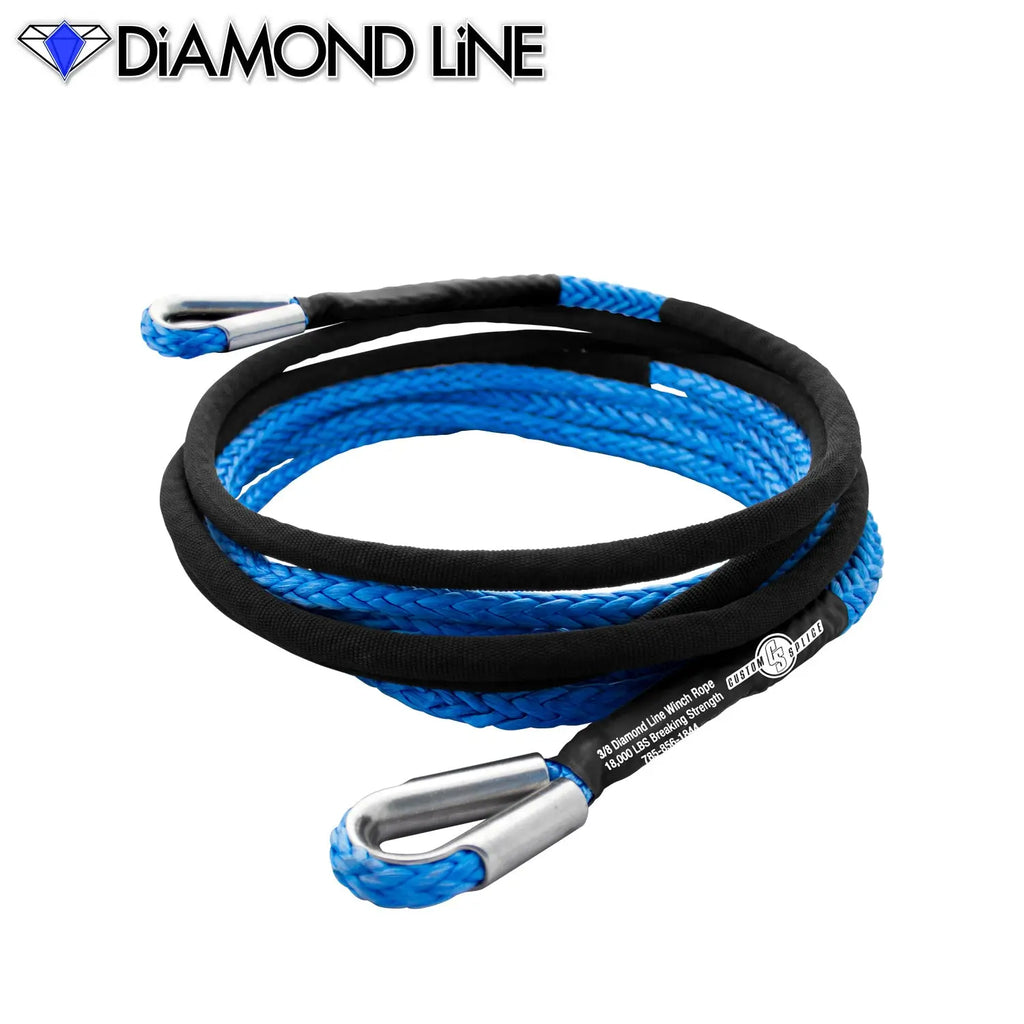 3/8" Extension - Diamond Line Winch Rope - Custom Splice
