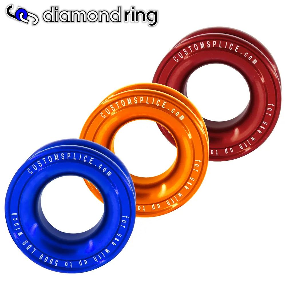 Diamond Recovery Ring - Soft Shackle Pulley – Custom Splice
